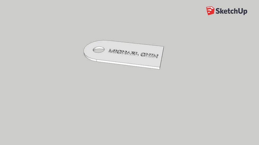 name tag (michael) | 3D Warehouse