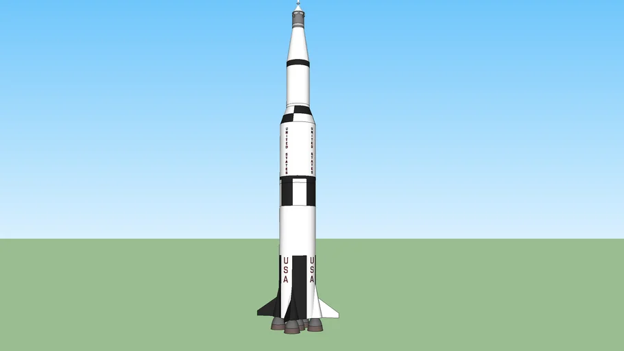 Saturn V rocket | 3D Warehouse