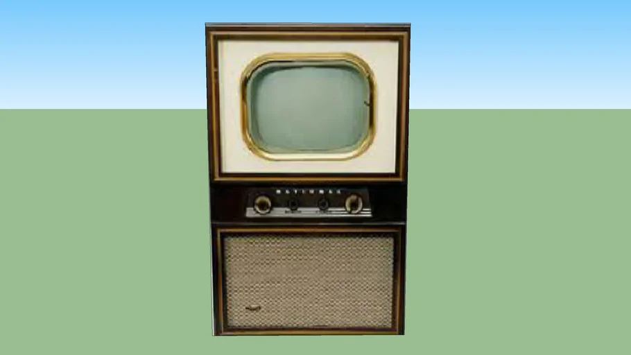 antique TV | 3D Warehouse