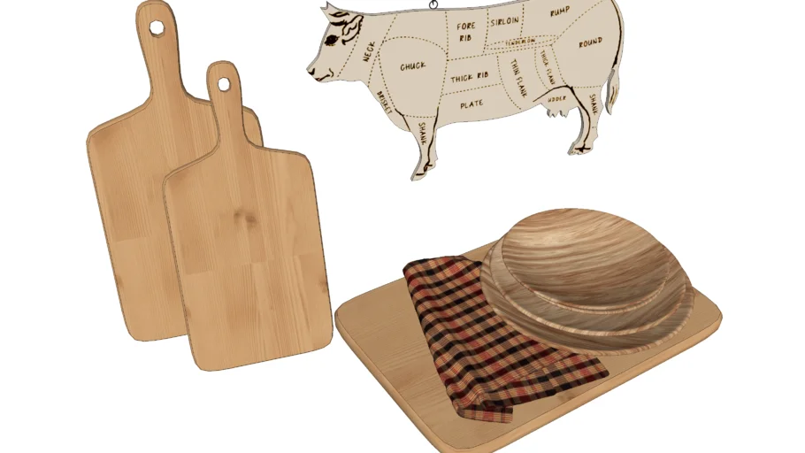 Set Decor Kitchen | 3D Warehouse