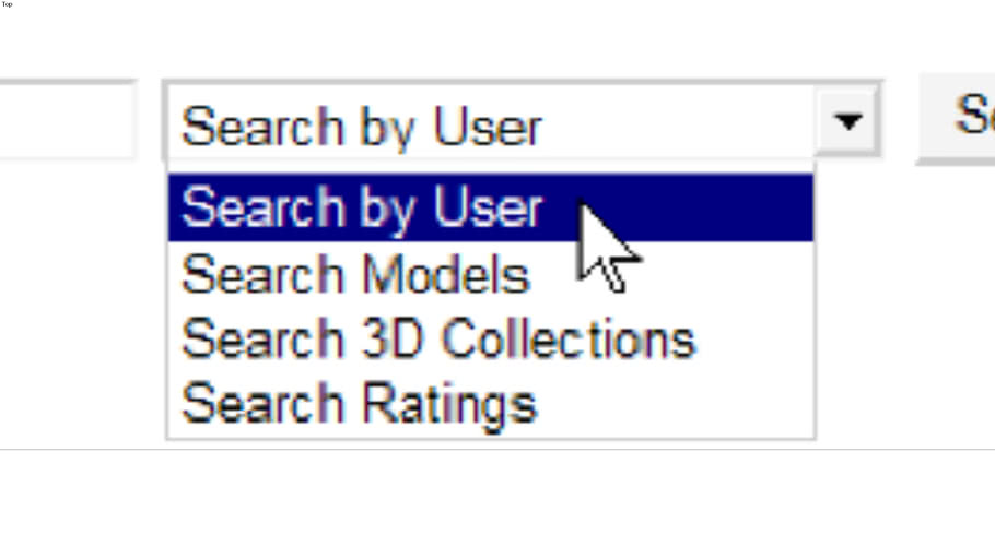 New Search Bar | 3D Warehouse