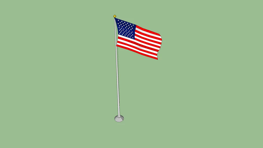American flag | 3D Warehouse