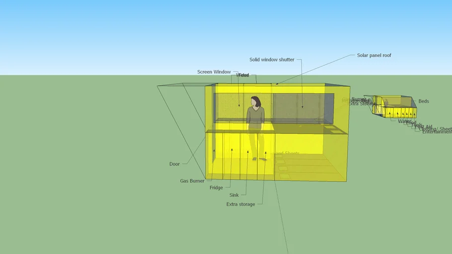 Prototype emergency shelters | 3D Warehouse