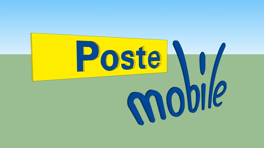 Poste mobile logo | 3D Warehouse