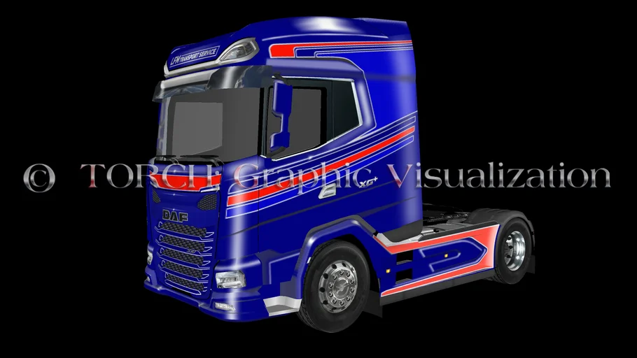 Daf XG+ LFM Transport Service | 3D Warehouse