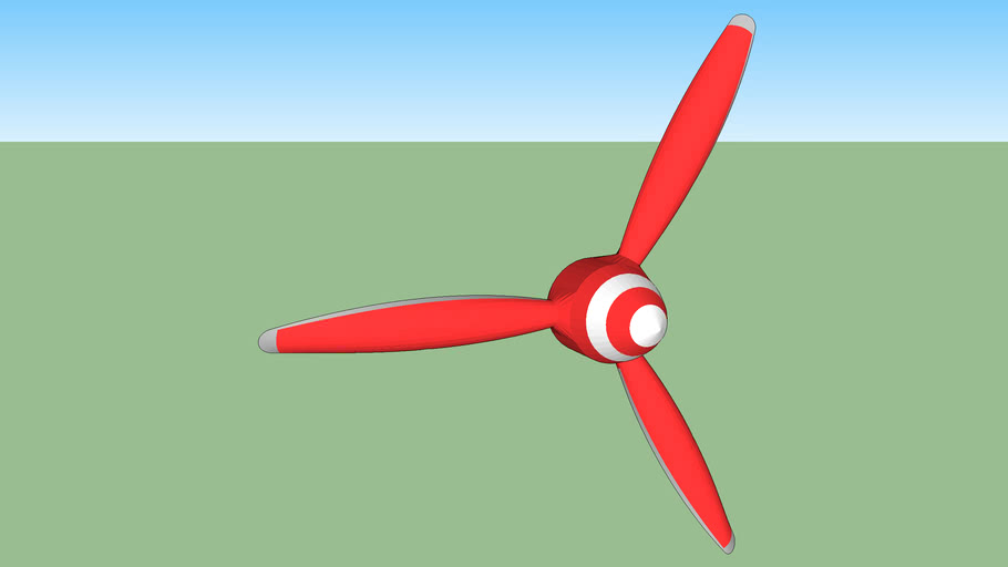 Small, Three-Bladed Propeller | 3D Warehouse