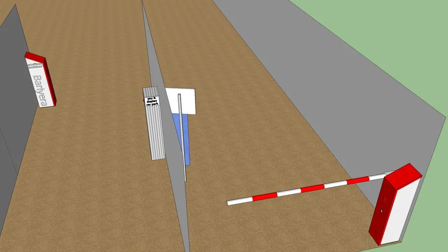 pay and display car park | 3D Warehouse