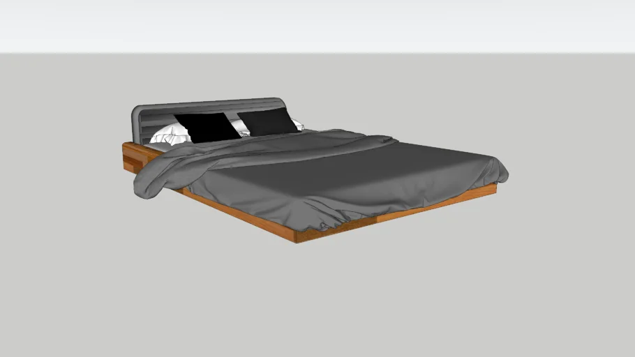 Bed King Size | 3D Warehouse