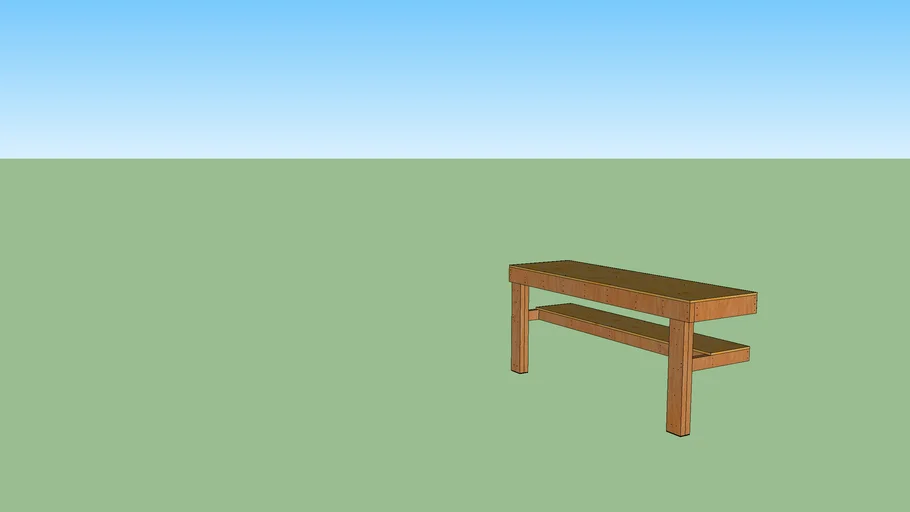 8' Shop Workbench | 3D Warehouse