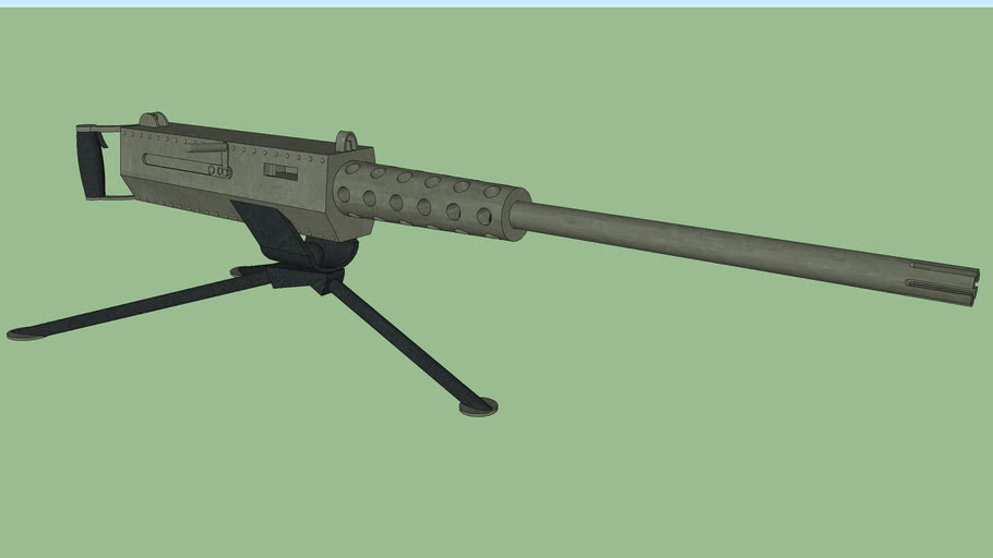 M2 .50 Caliber Heavy Machine Gun | 3D Warehouse