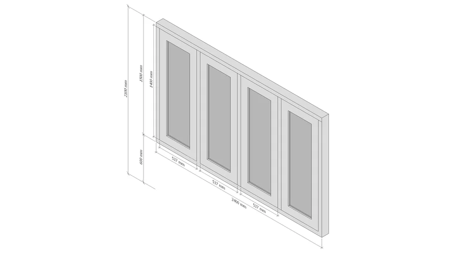 JENDELA SNI_1.5 X 2.4M GLASS WINDOW | 3D Warehouse