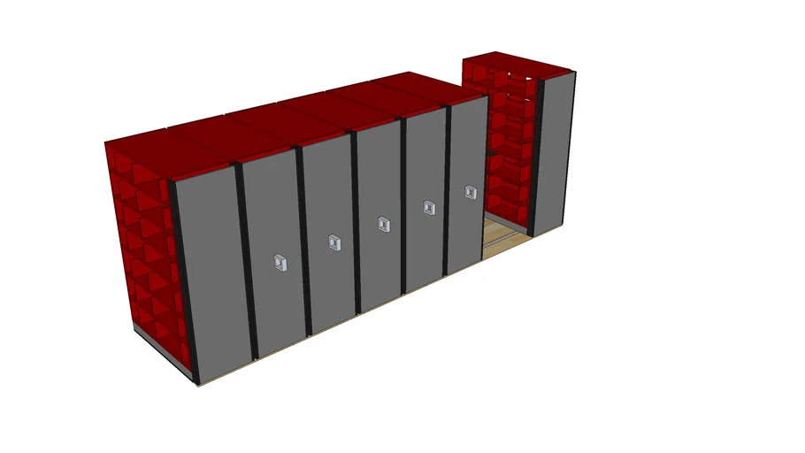 Space Pro Manual Mobile System | 3D Warehouse