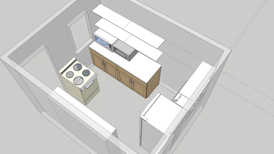 small kitchen | 3D Warehouse