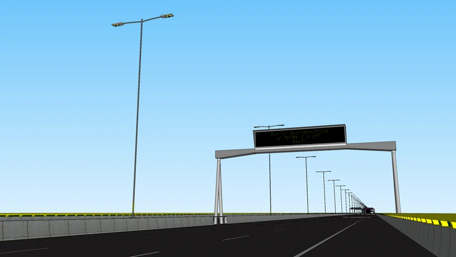 Highway viaduct | 3D Warehouse