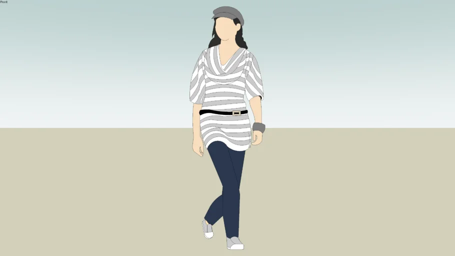 2D Person - Jessica | 3D Warehouse