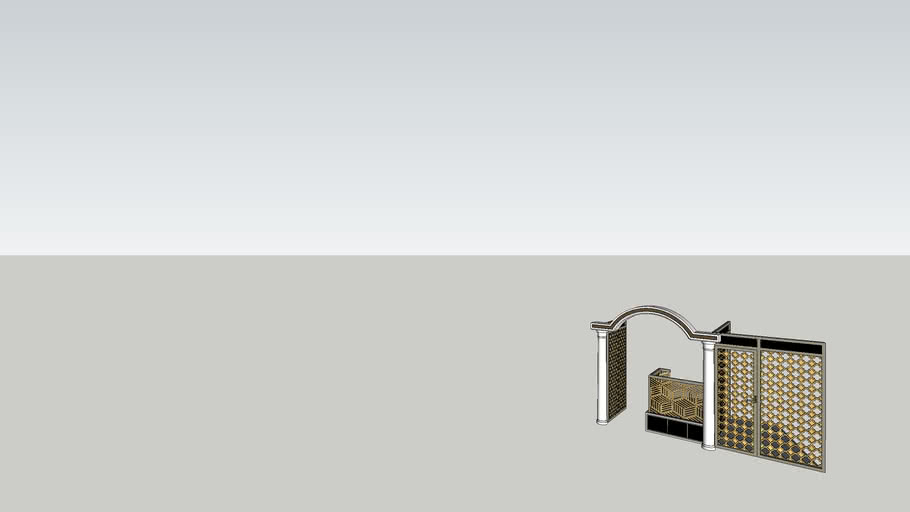 MASJID MIHRAB WITH STAGE | 3D Warehouse