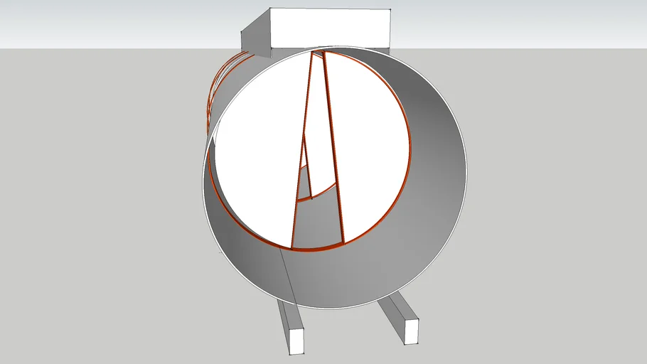 tube baffles beams top | 3D Warehouse