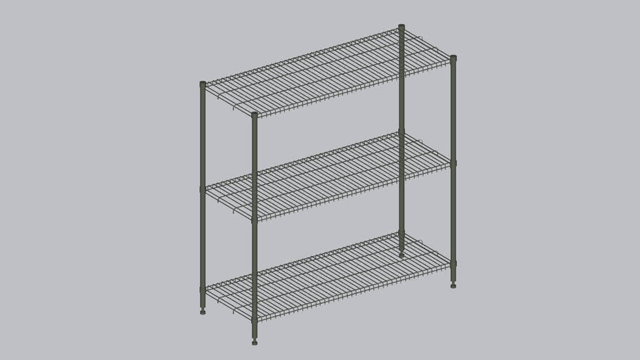 OMAR shelf unit / ikea | 3D Warehouse
