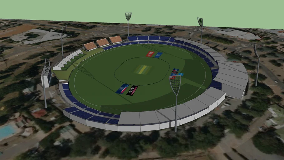 Manuka Oval Crcket | 3D Warehouse