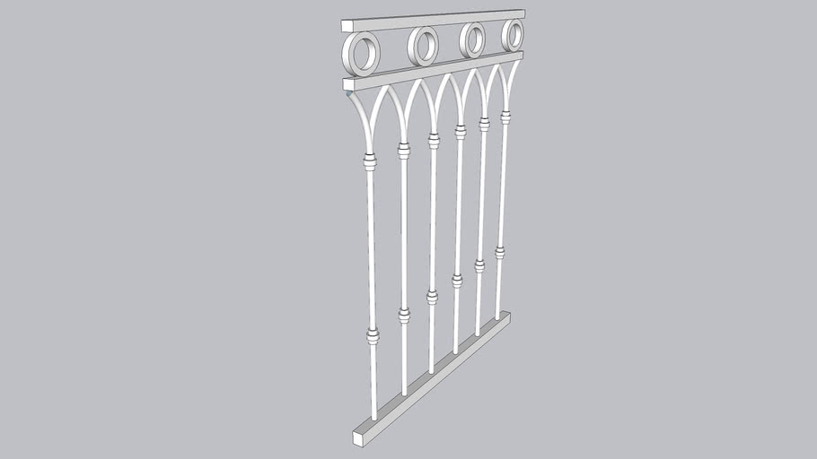 profile builder assembly neo classic railing | 3D Warehouse
