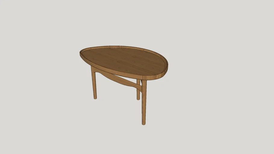 eye table by Finn Juhl | 3D Warehouse