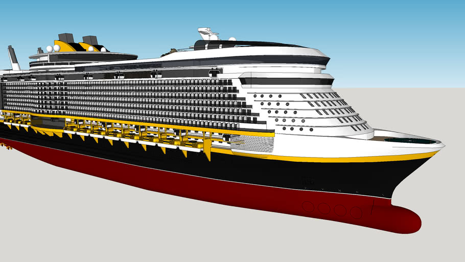 New cruise ship design | 3D Warehouse