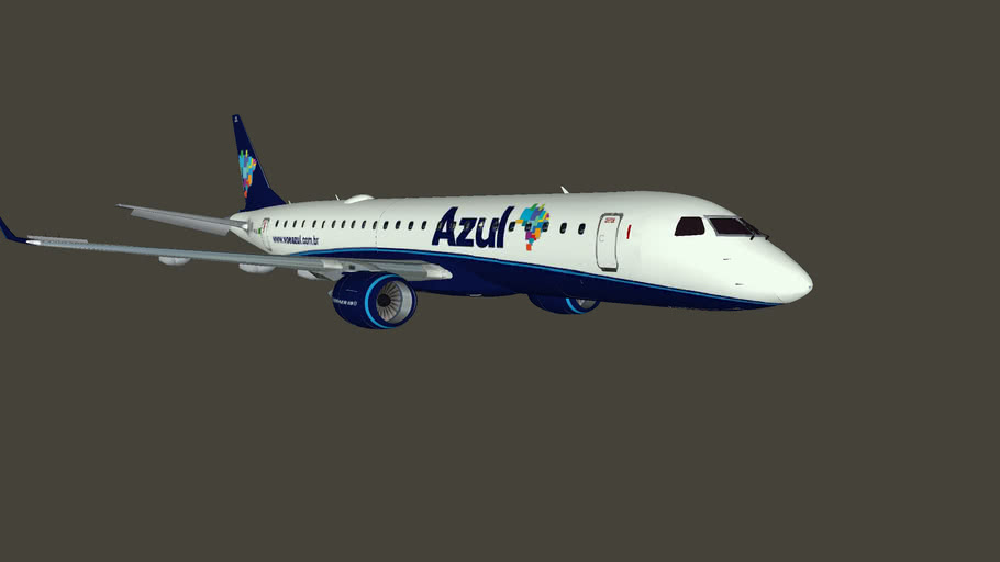Embraer E190 - Azul | 3D Warehouse