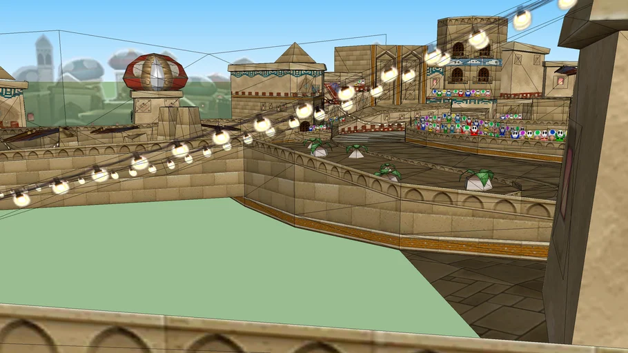 Shy Guy Bazaar (Ripped from Mario Kart 7) | 3D Warehouse