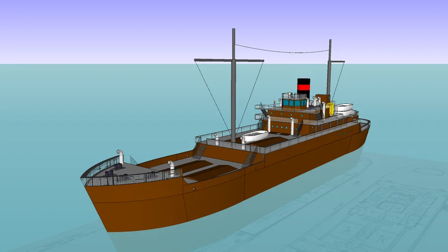 Tramp Steamer | 3D Warehouse
