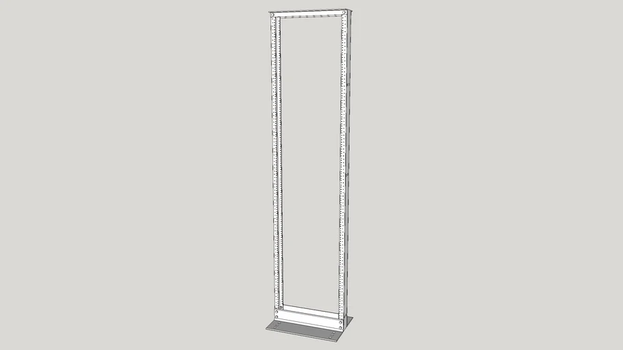 Panduit Rack 2 Post (R2P) 45u | 3D Warehouse