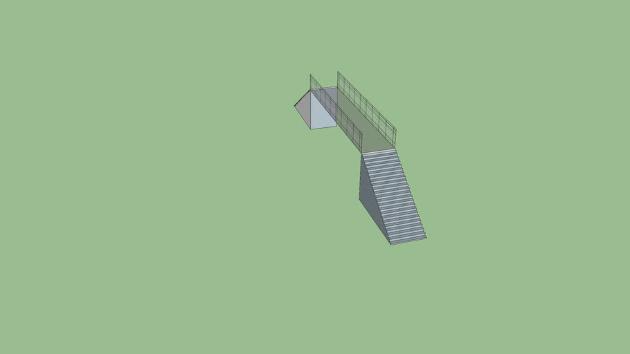Pedestrian Bridge(GC) | 3D Warehouse