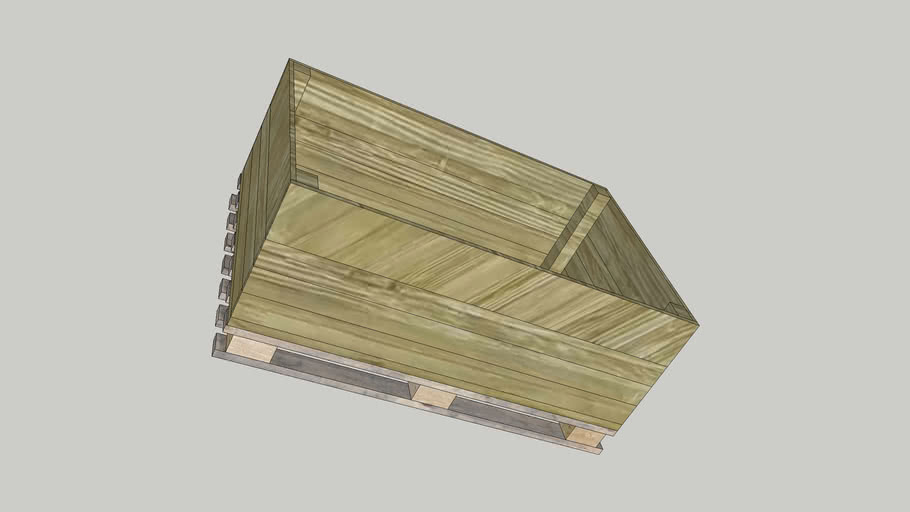 Pallet with Box | 3D Warehouse