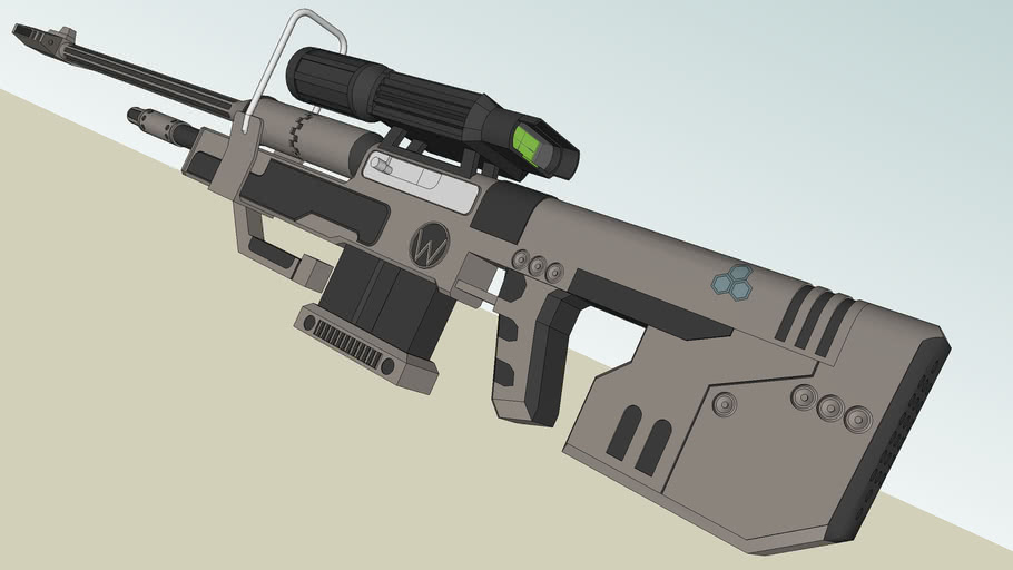 SRS 99 D Sniper Rifle | 3D Warehouse