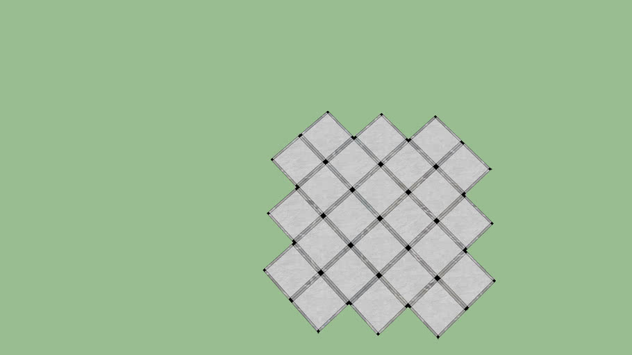 Diagonal marble tile 18 inch | 3D Warehouse