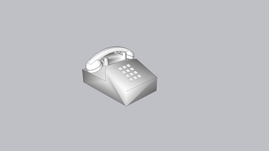 Old telephone | 3D Warehouse