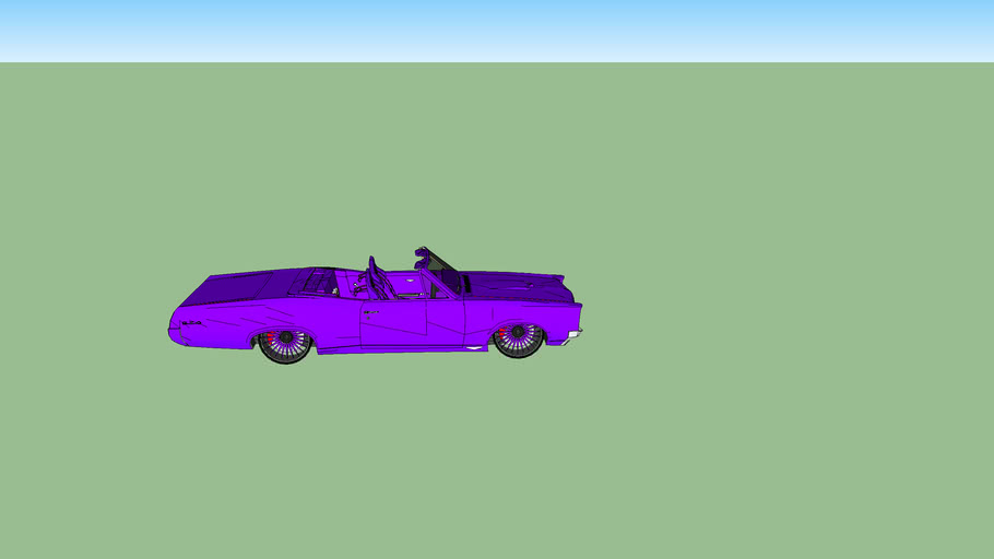 Pontiac GTO lowrider tuned credit goes to somone else | 3D Warehouse