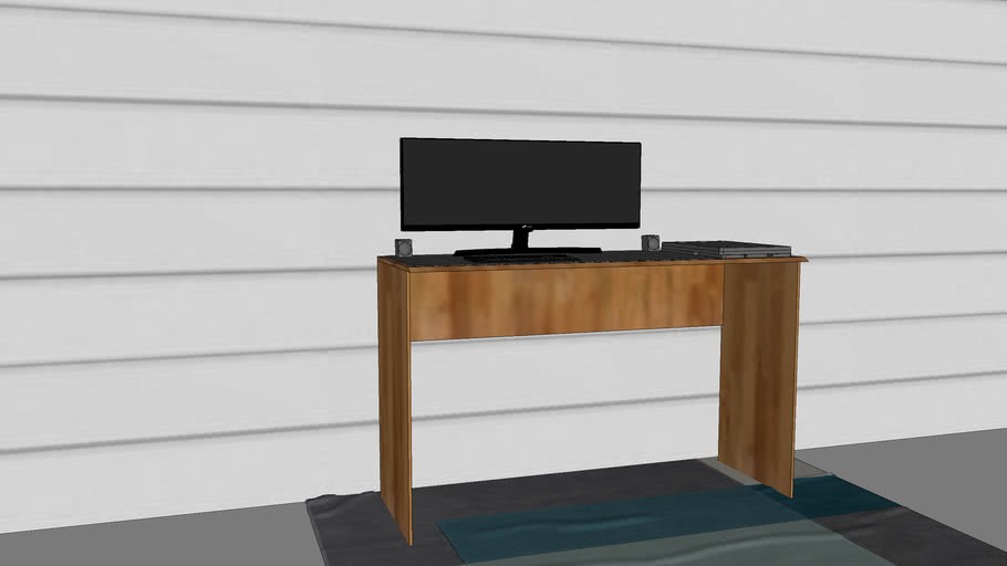 Gaming setup Computer Desk | 3D Warehouse