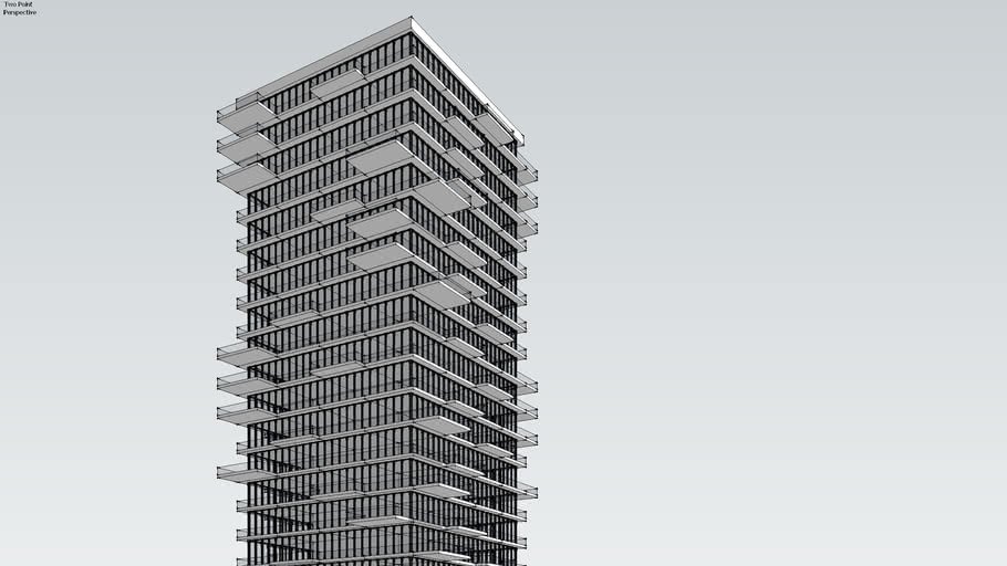 Simple skyscraper | 3D Warehouse