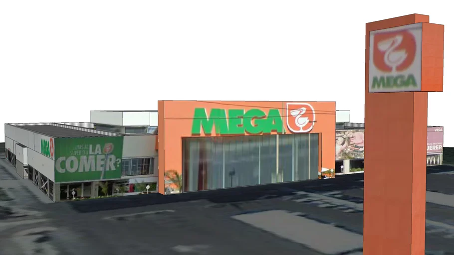 MEGA COMERCIAL MEXICANA MAZATLAN | 3D Warehouse
