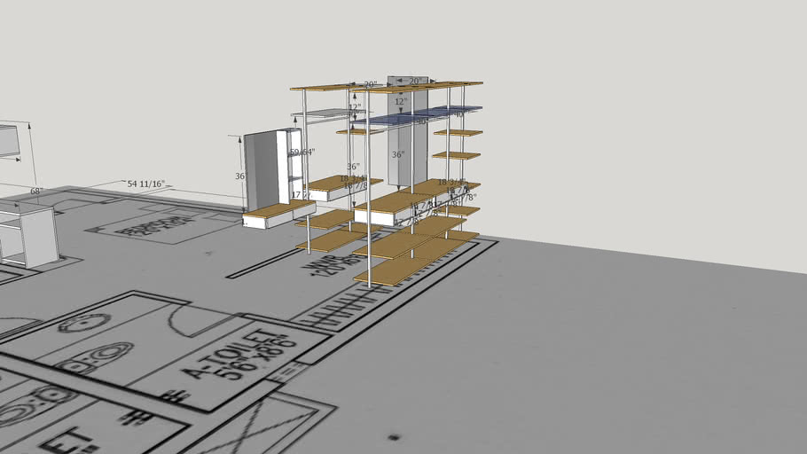 APR Apartment Layout | 3D Warehouse