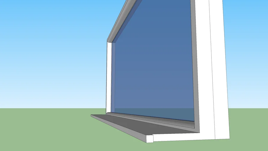 Fenetre 2150x910 1 ventail fixe | 3D Warehouse