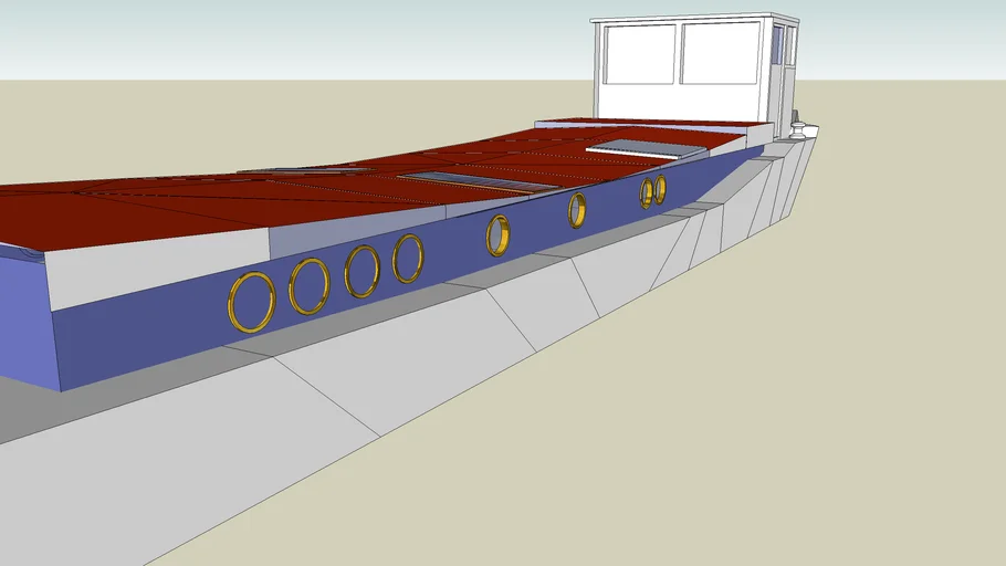 Dutch houseboat | 3D Warehouse