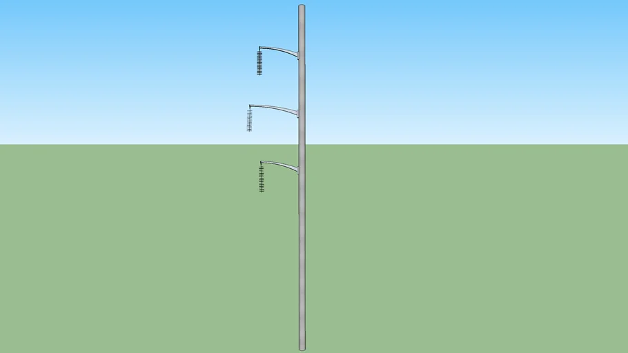 Pylon Power Pole Urban | 3D Warehouse