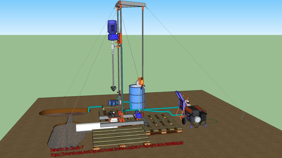 Well Drilling Machine | 3D Warehouse