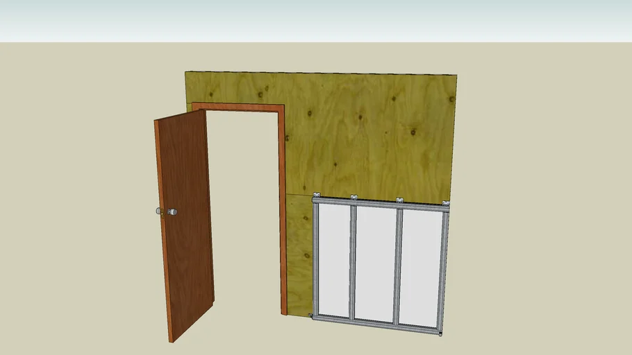 Wall breach fire training prop | 3D Warehouse