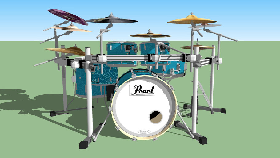 My Pearl drumset | 3D Warehouse