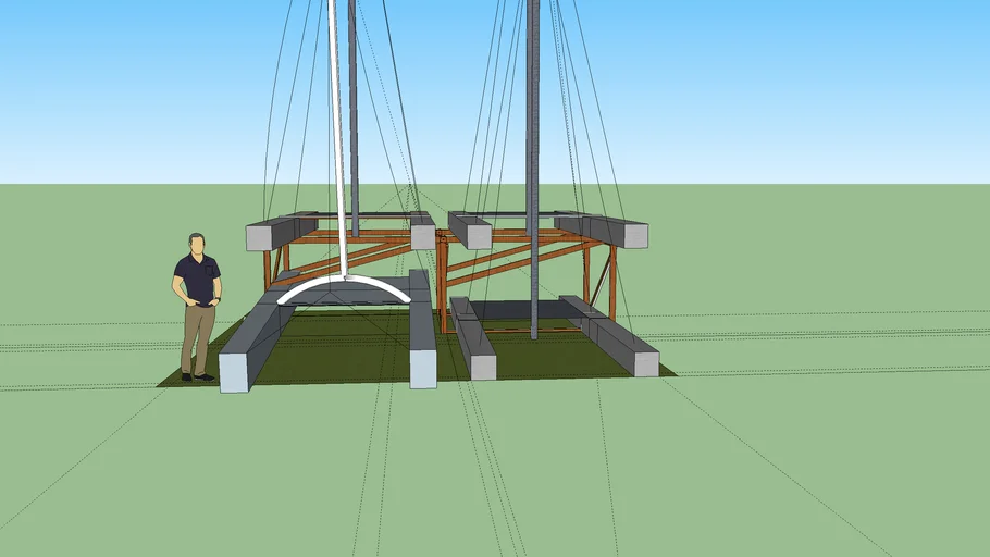 Union Reservoir Catamaran Storage | 3D Warehouse