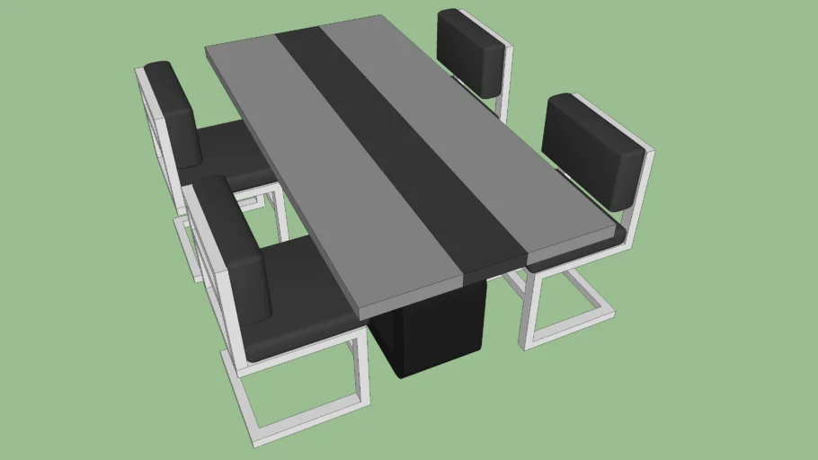 Modern Dining Set_kei | 3D Warehouse