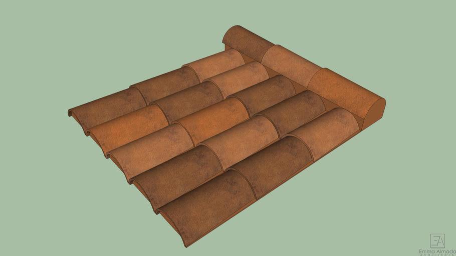 Atap Dinamik + Nok | 3D Warehouse