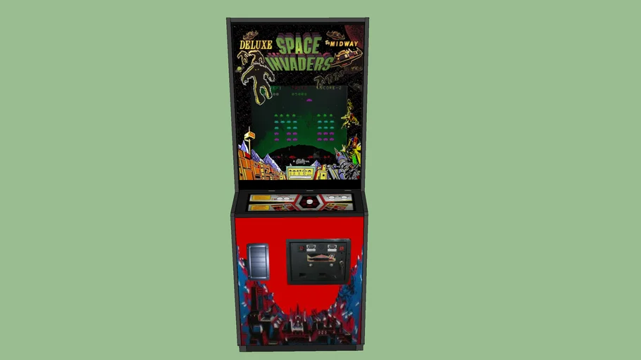 Space Invaders Deluxe Arcade Game | 3D Warehouse
